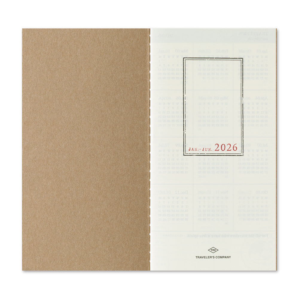 TRAVELER'S notebook Refill 2026 Weekly + Memo [Pre-Order] – Cityluxe