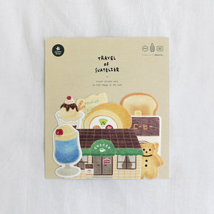 Suatelier Travel Luggage Sticker Pack - Happy in the Cafe – Cityluxe