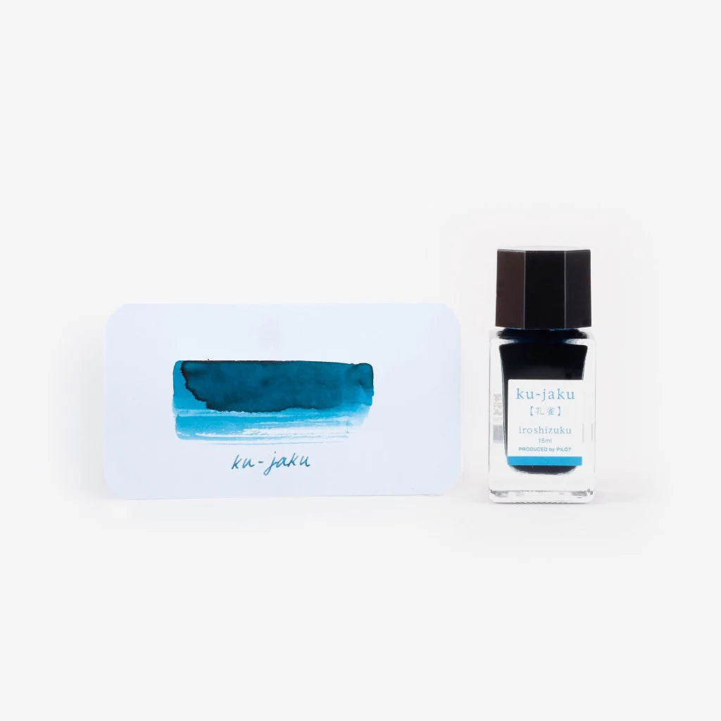 Pilot Iroshizuku 15ml Ink Bottle - Ku-jaku (Peacock) – Cityluxe