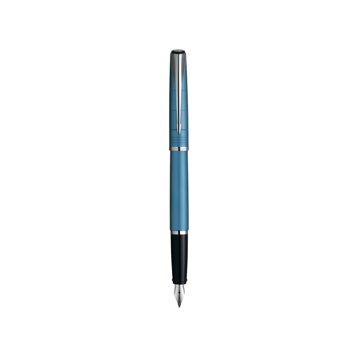 Parker Latitude Slate Blue CT Fountain Pen - Medium Nib – Cityluxe
