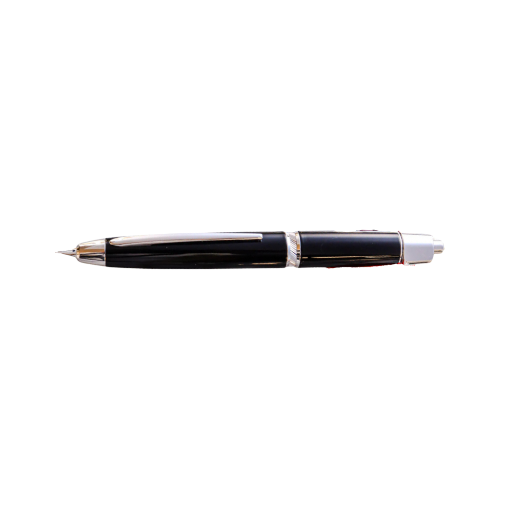 Pilot Vanishing Point Capless Luxury LS Fountain Pen - Black 18K Gold ...