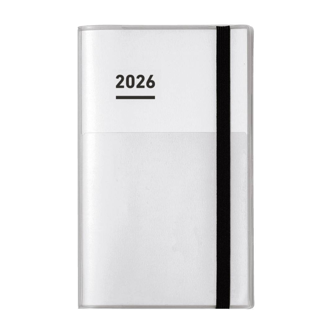 Kokuyo Jibun Techo First Kit DIARY + LIFE + IDEA 2026 B6 Mini Slim - W – Cityluxe