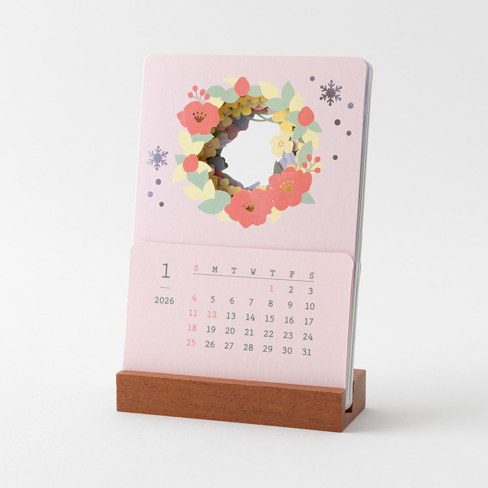 Midori Calendar Laser Processing 2026 - Flowers – Cityluxe